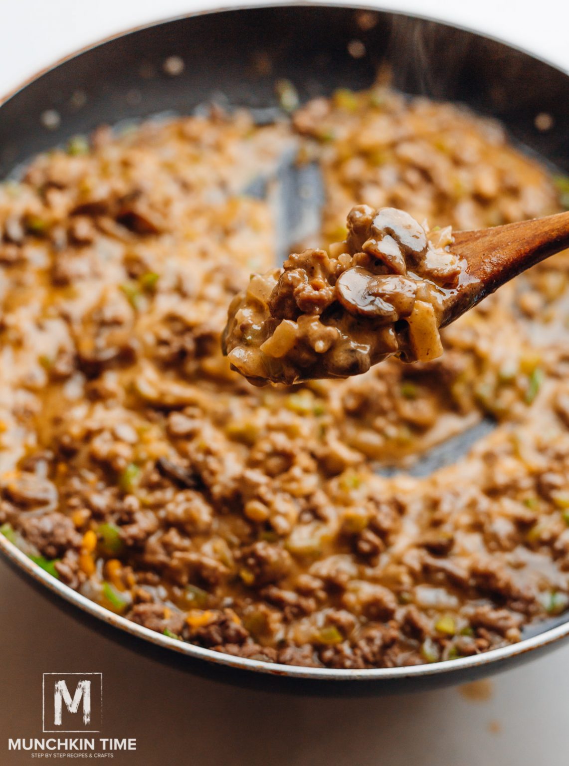 Cheesy Hot Beef Sandwich Recipe (Video) - Munchkin Time