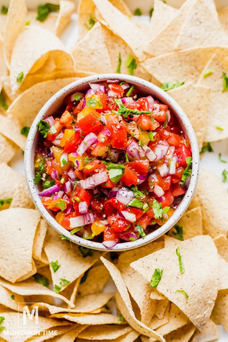 How To Make Salsa With Fresh Tomatoes: Quick and Easy Recipe - Munchkin ...