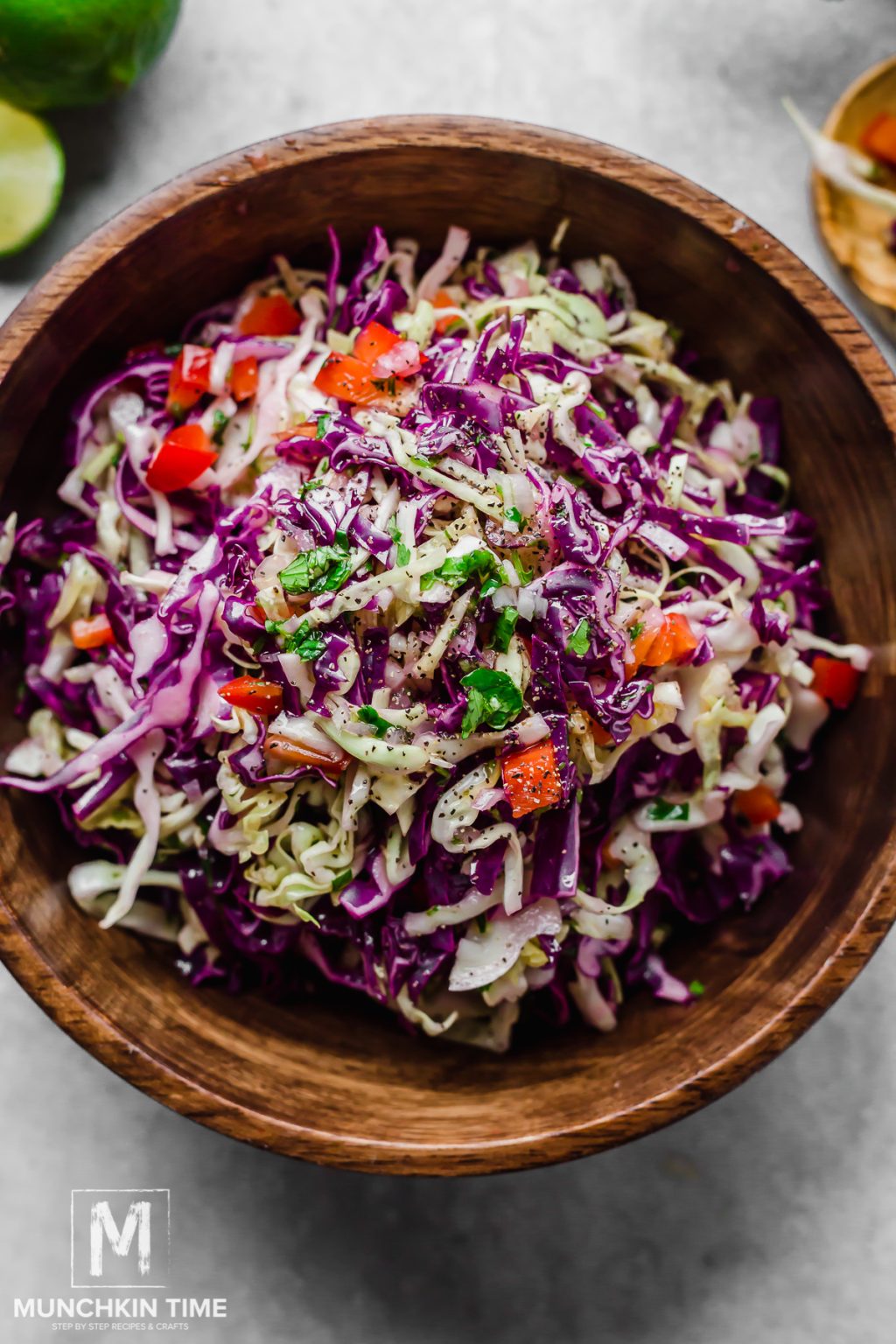 Cabbage Salad Recipe - Munchkin Time