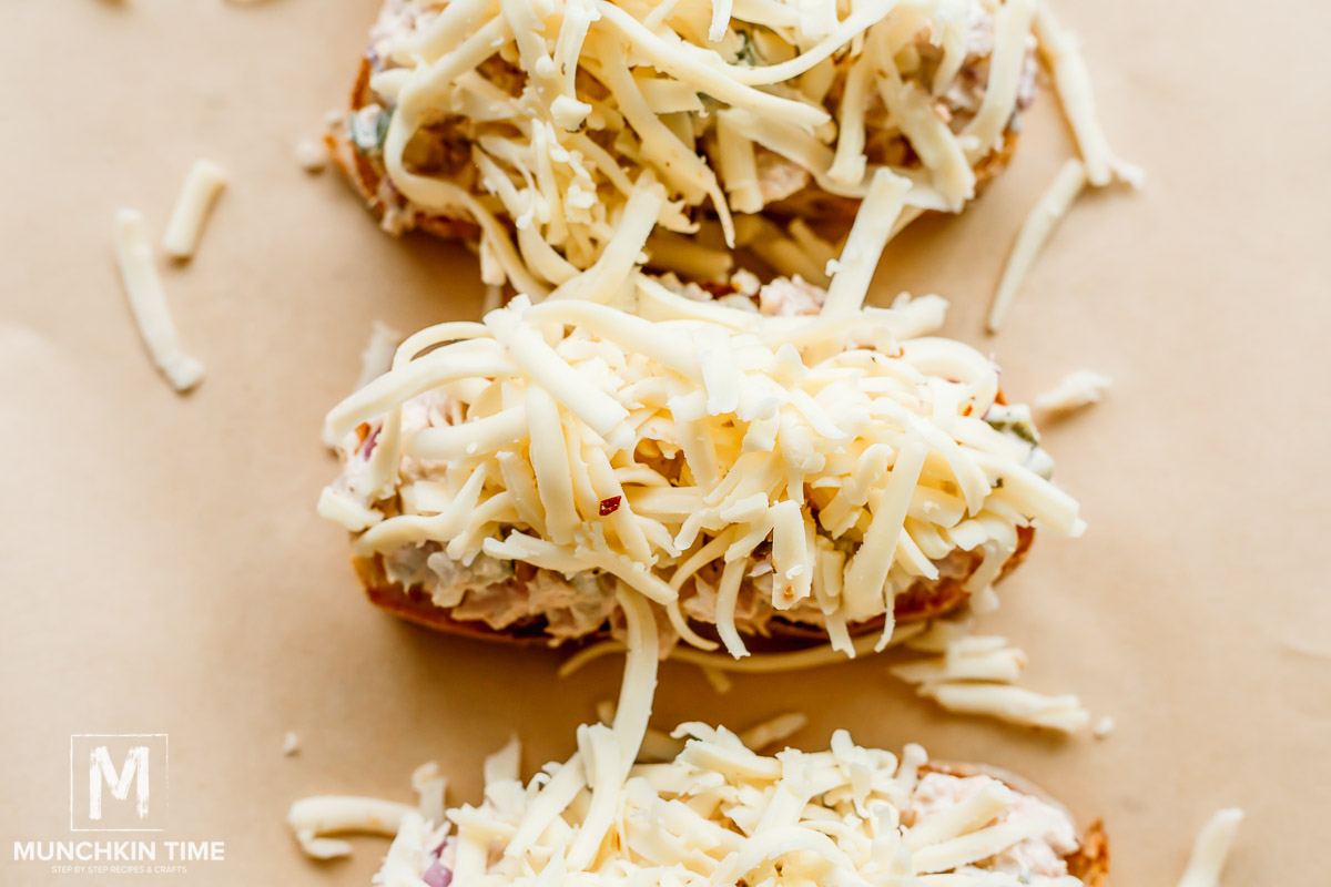 The Best Open Faced Tuna Melt Recipe (Video) - Munchkin Time