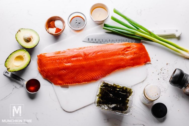 The Best Oven Baked Tik Tok Salmon Bites - Munchkin Time