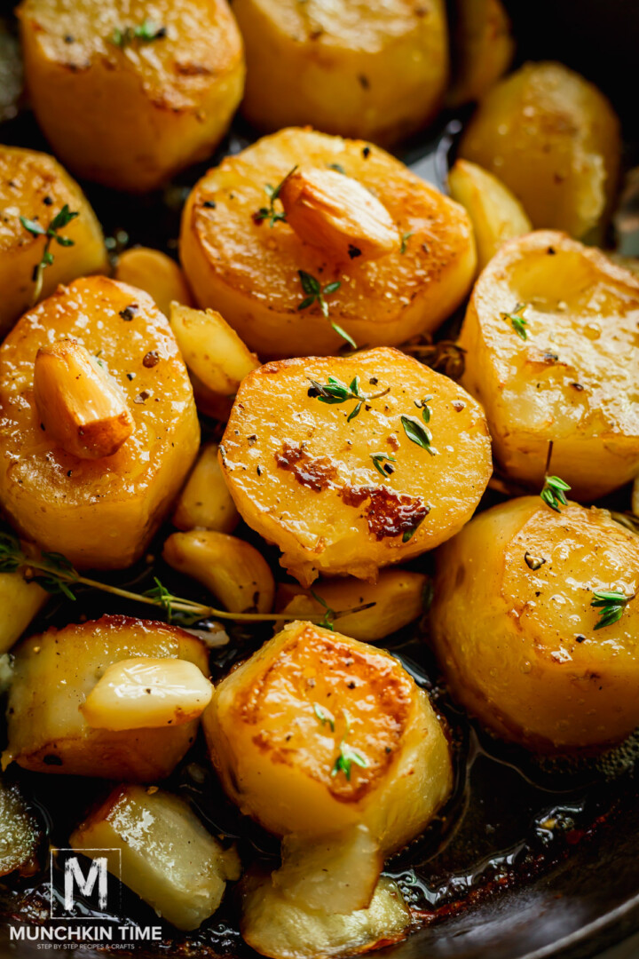 The Best Baked Potato with Garlic - Munchkin Time