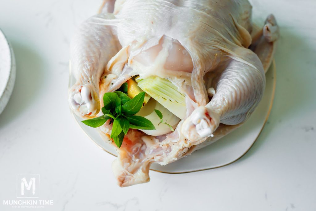 Juicy Roasted Chicken Recipe - Munchkin Time