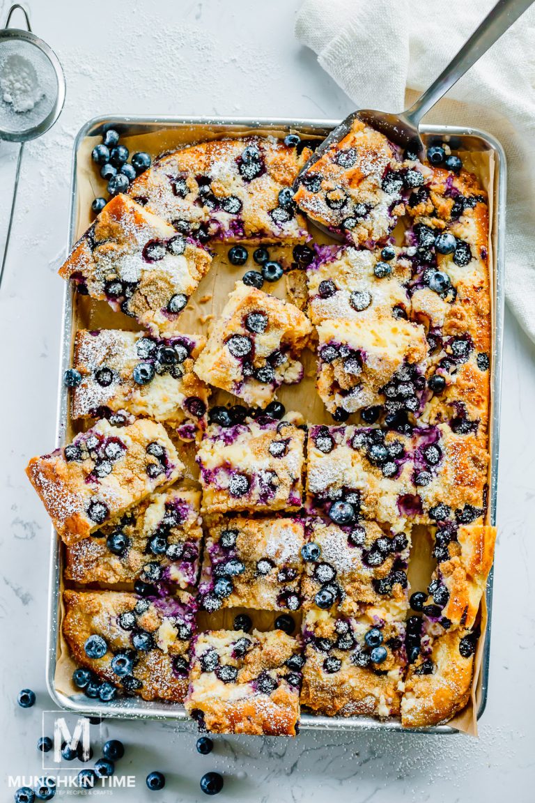 The Best Blueberry Cake (Video) - Munchkin Time