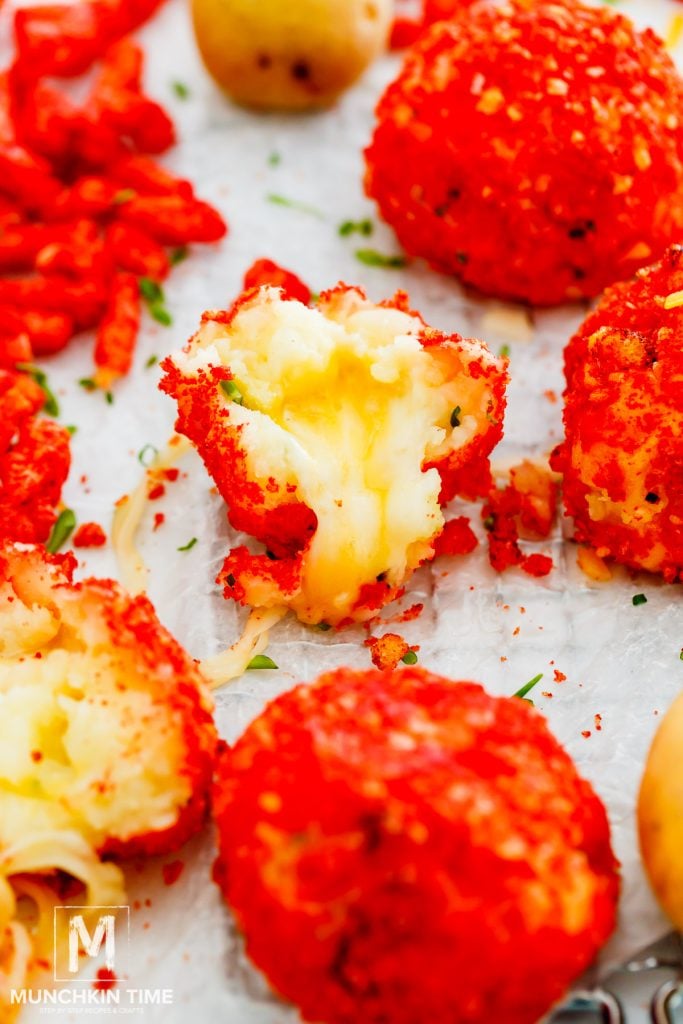 The Best Cheese Potato Balls Air Fryer (Video) - Munchkin Time