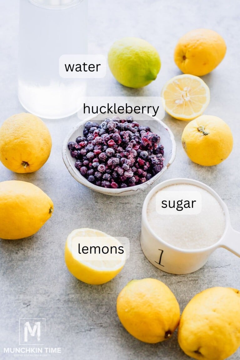 How to Make the Best Huckleberry Lemonade - Munchkin Time
